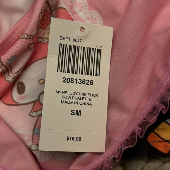 Sanrio | Intimates & Sleepwear | Sanrio My Melody Pink Bow Bralette ...